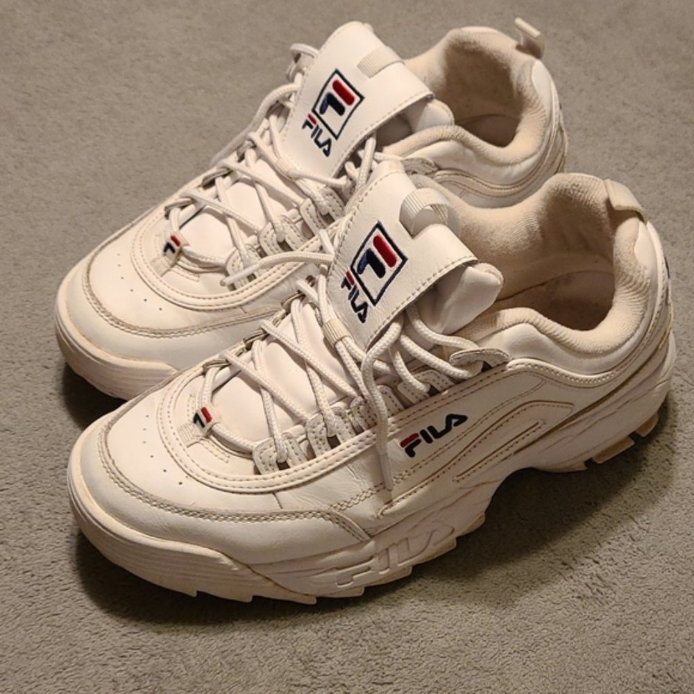 Fila Disruptor Ii Chunky White Sneakers - Gem